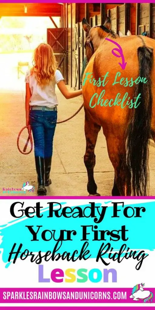 What To Expect At Your First Riding Lesson: Free Printable Checklist ...