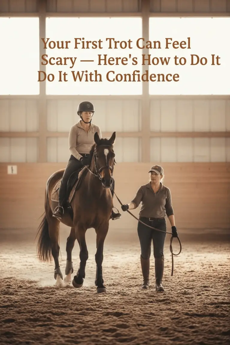 Your First Trot: How to Ride It with Confidence (Even if You’re Nervous)
